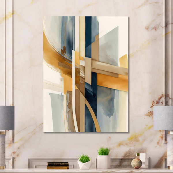 Mercer41 Linzie Glam Abstract Wall Decor on Metal | Wayfair