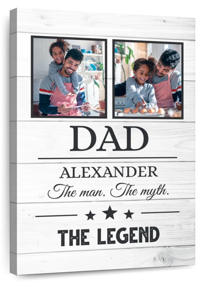 Ebern Designs Dad The Legend Collage Photo Print - Wayfair Canada
