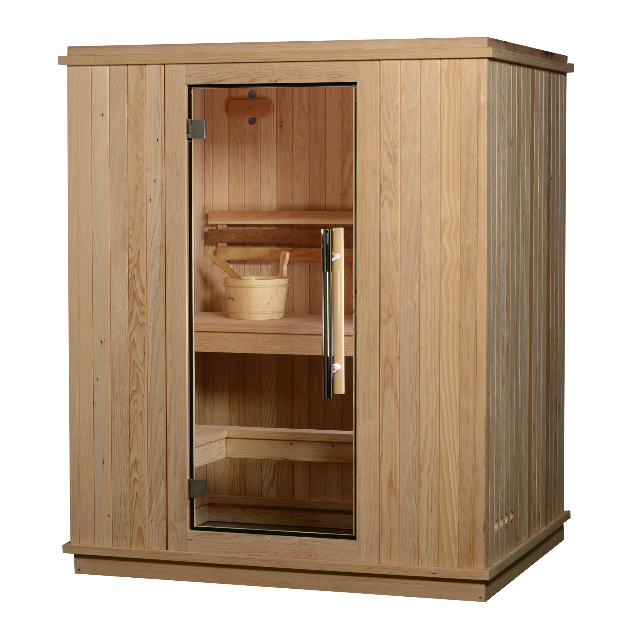 Almost Heaven Saunas Madison 3 - Person Indoor Traditional Steam Sauna ...