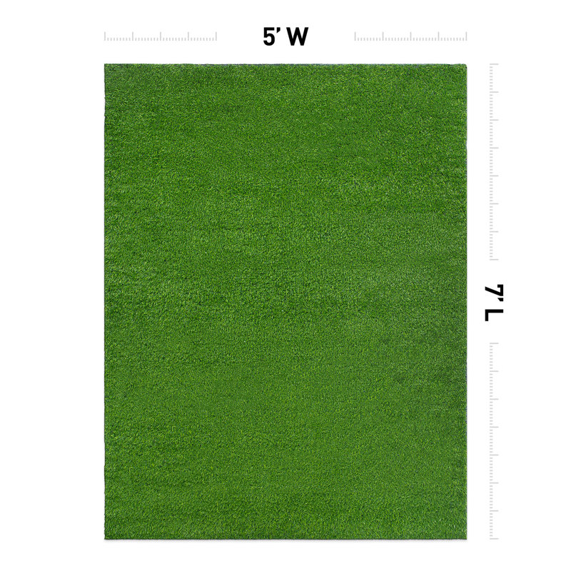 Wade Logan® Brittannie Indoor/Outdoor Waterproof Artificial Grass Turf ...