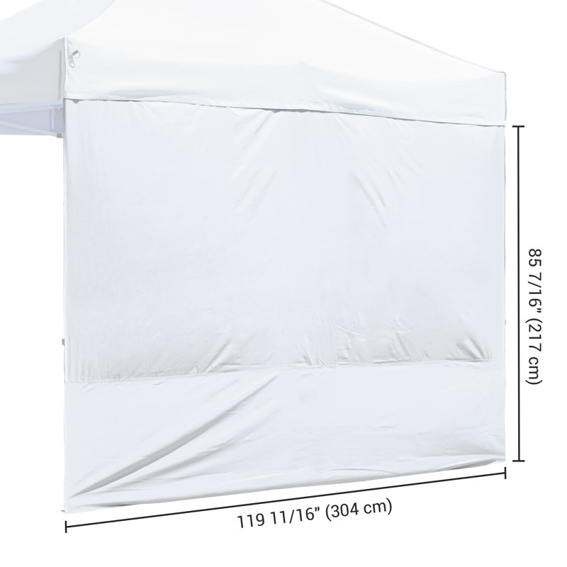 Yescom Polyethylene Plastic Side Wall for Canopy | Wayfair