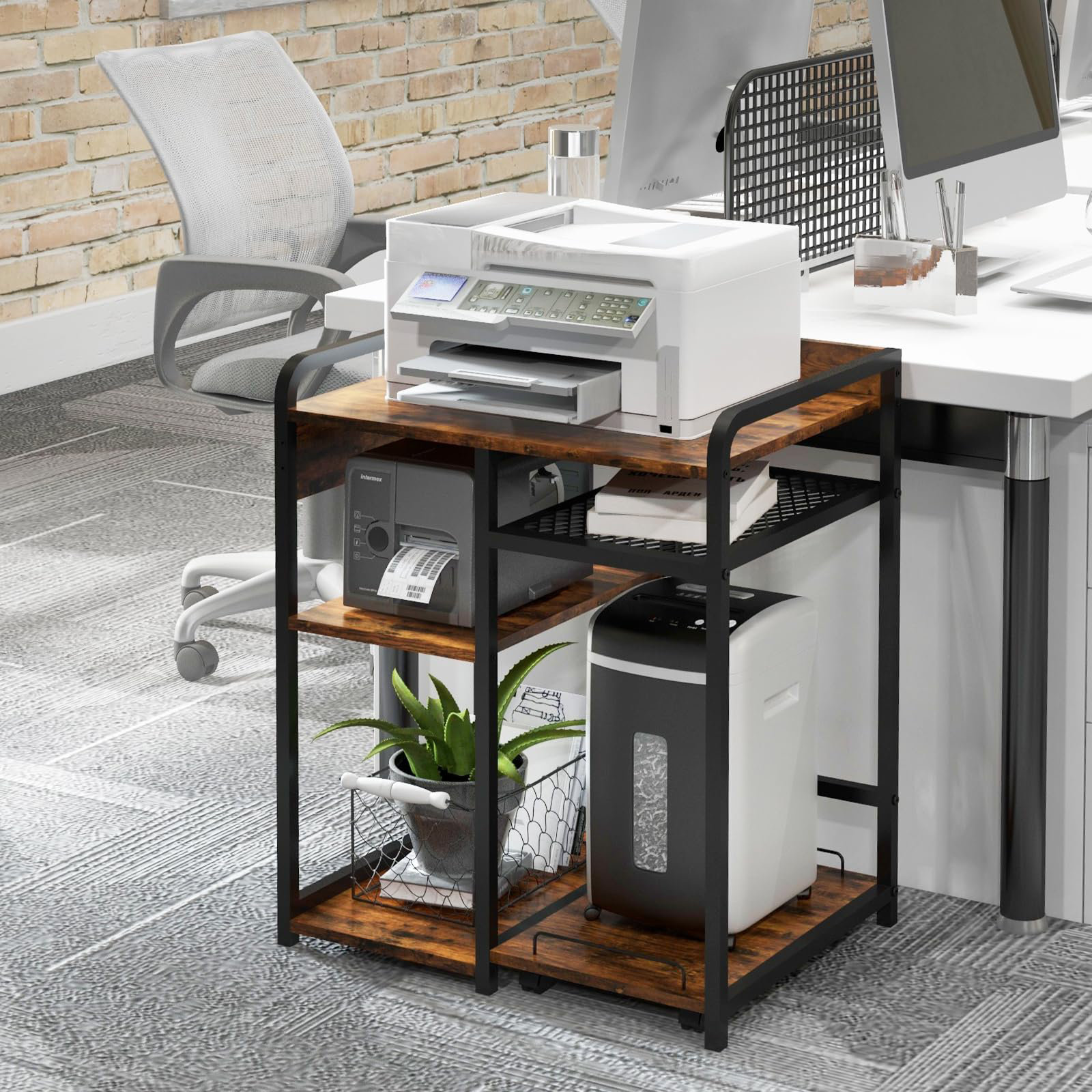 NINGBOJUSEN Printer Stands With Charging Station - Wayfair Canada