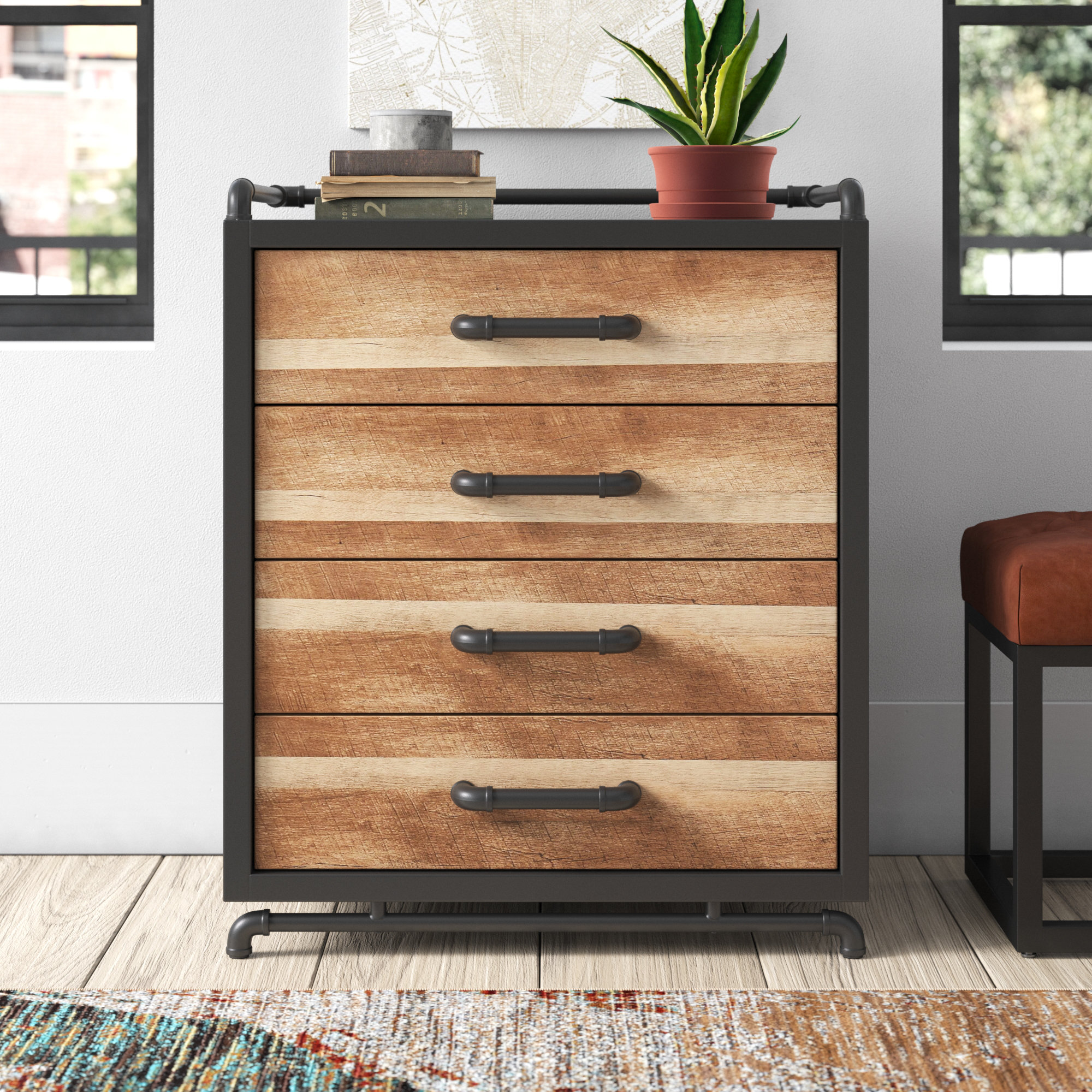 Trent Austin Design® Heathfield 4 Drawer Accent Chest | Wayfair