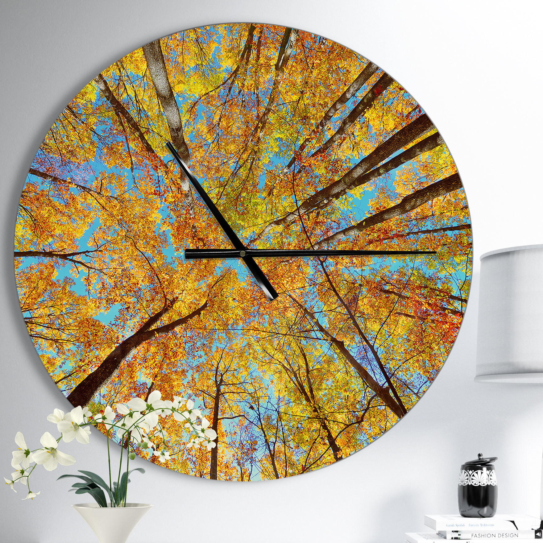 The Twillery Co.® Swigart Farmhouse Designart Tree Tops in Autumn ...