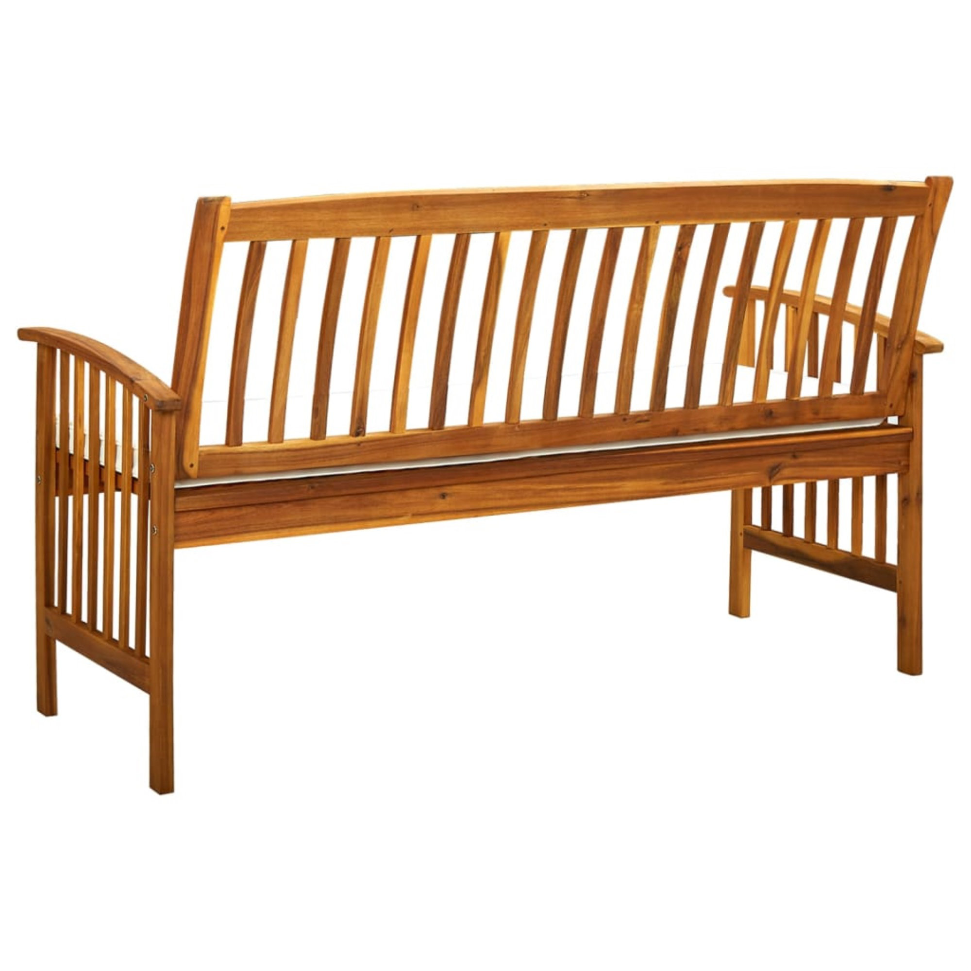 Rosecliff Heights Outdoor Patio Bench Garden Park Bench with Cushion ...