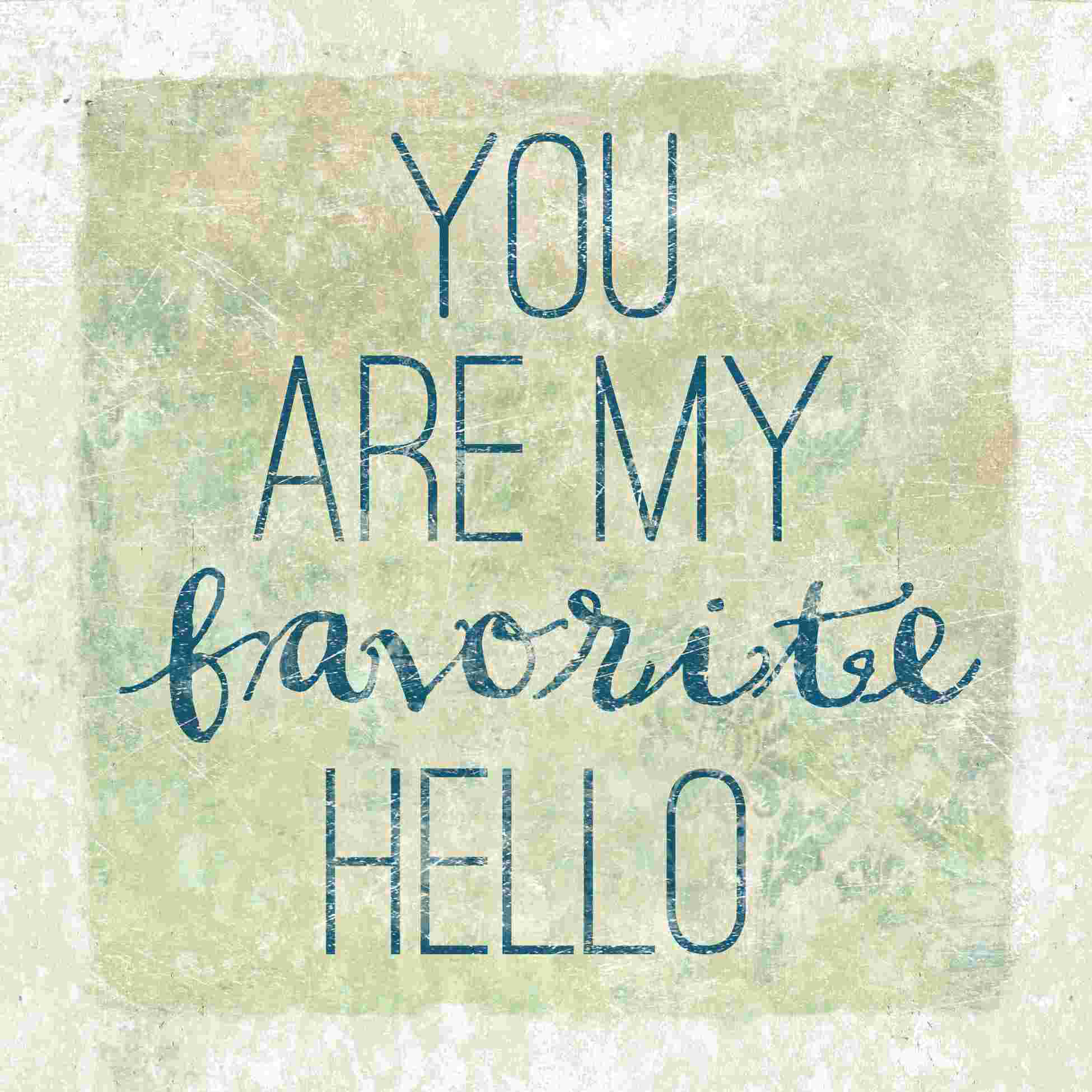 Gracie Oaks Favourite Muted Hello - Wayfair Canada