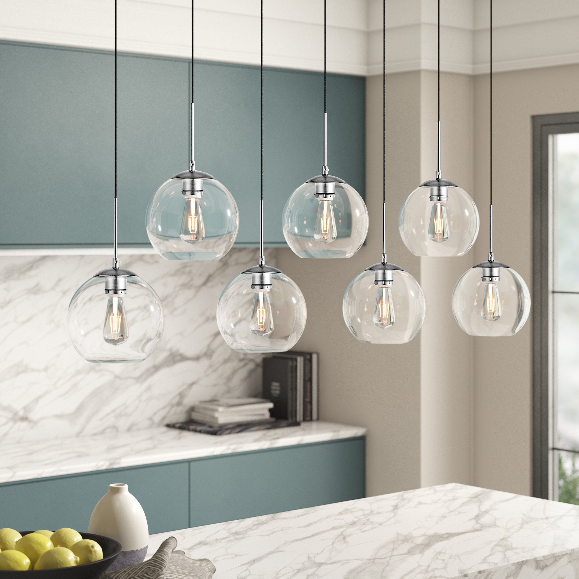 Mercury Row® Snead Light Globe Cluster Pendant & Reviews | Wayfair