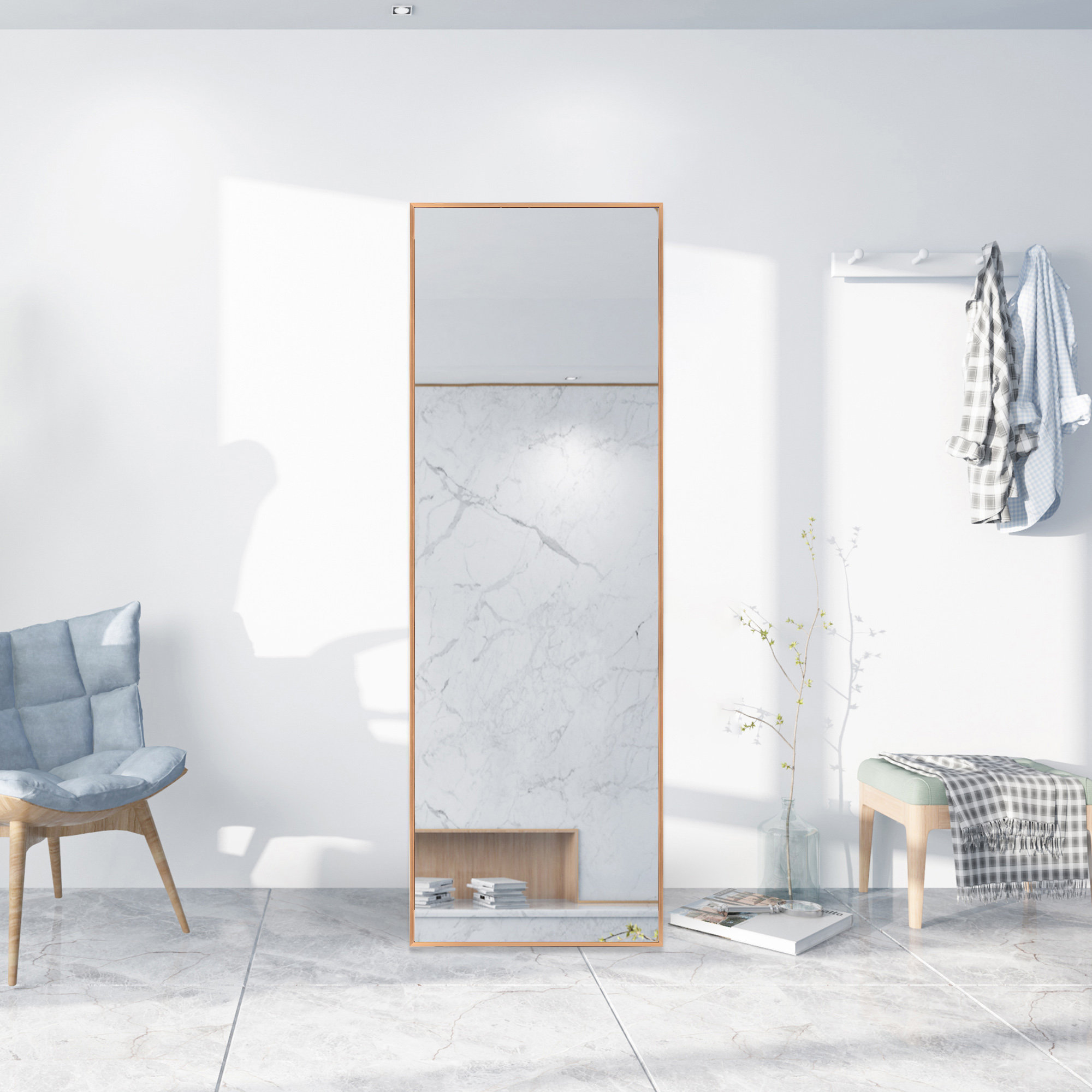 Mercer41 Premium Full-Length Mirror,Shatterproof & Versatile | Wayfair