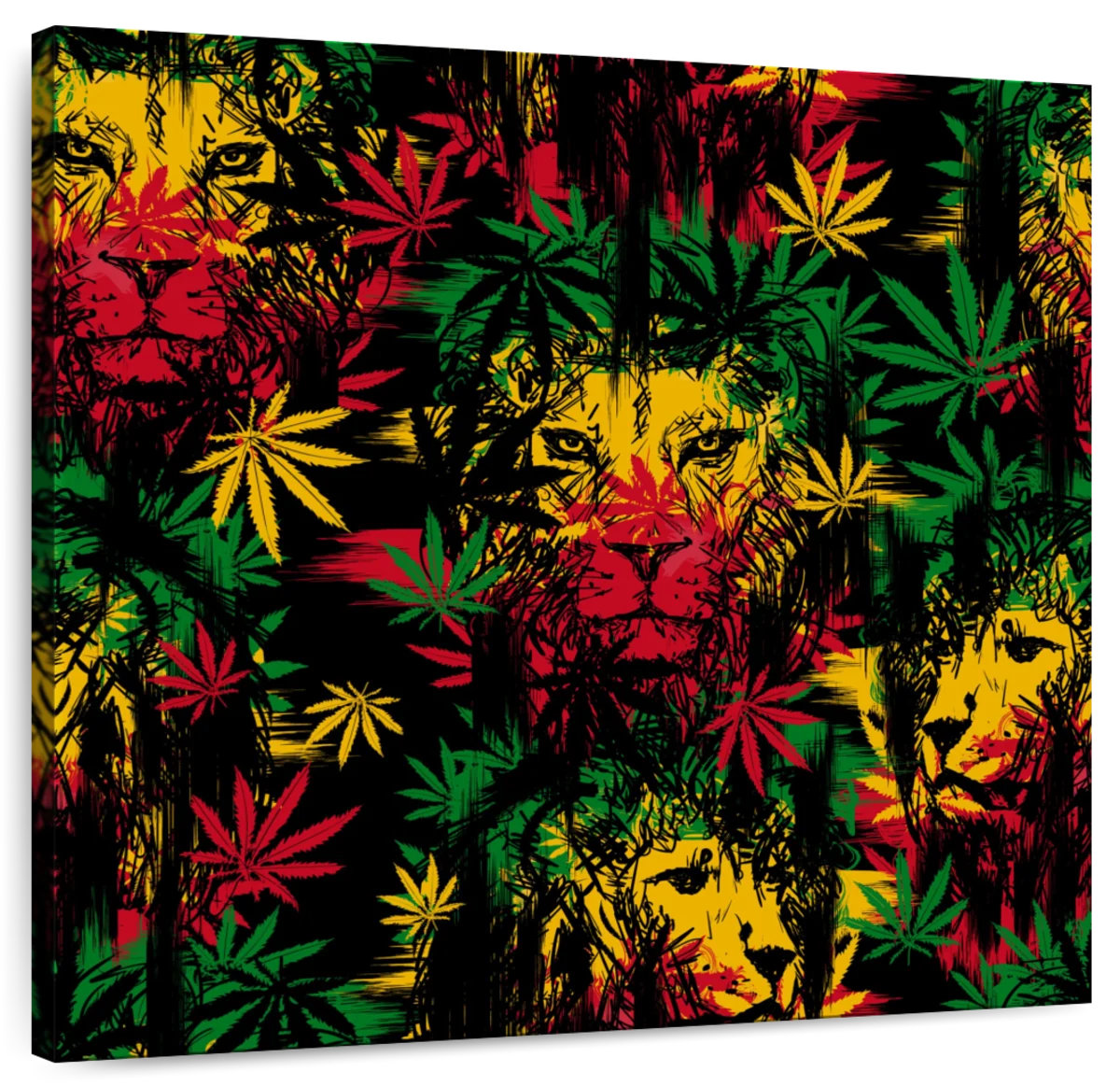Elephant Stock Marijuana Rasta Lion | Wayfair