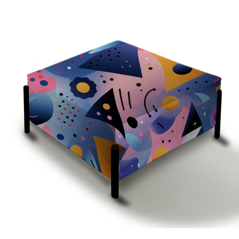 Design Art Multicolor Funky Cool Geometric Triangle Pattern - Geometric ...