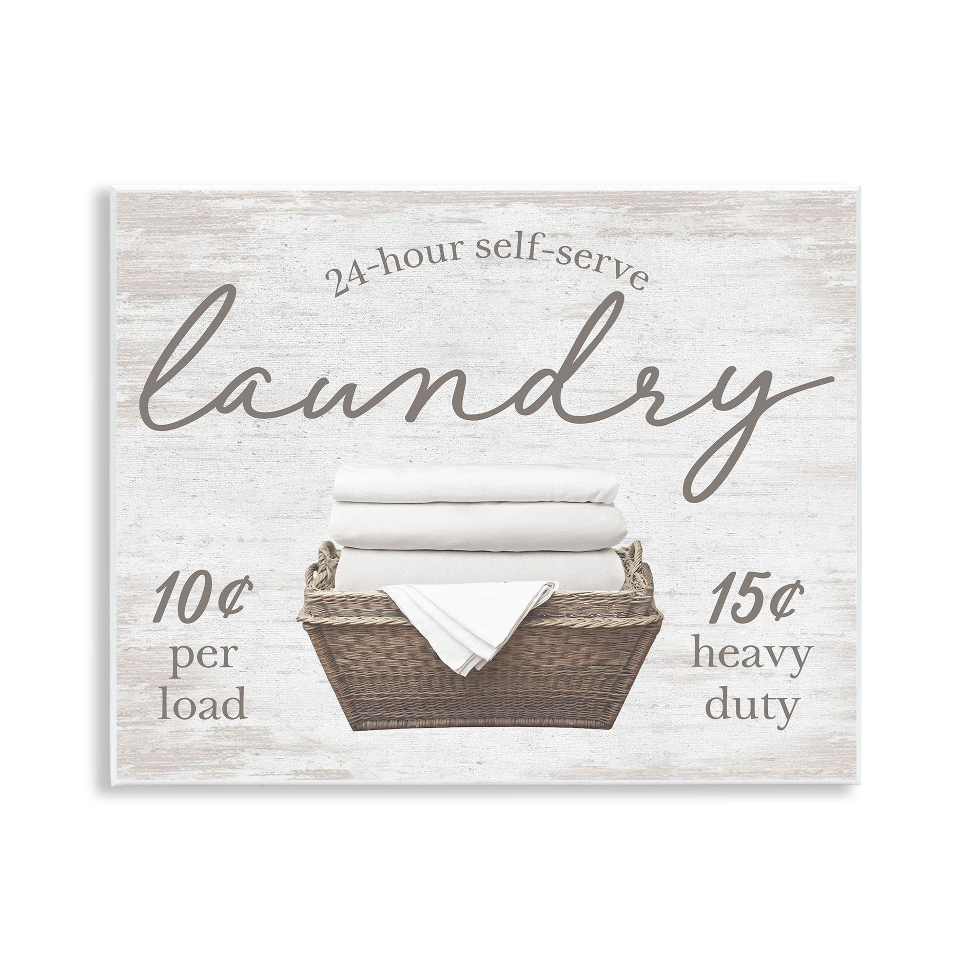 Ophelia & Co. Vintage Laundry Ad Wall Plaque Art by Lettered and Lined ...