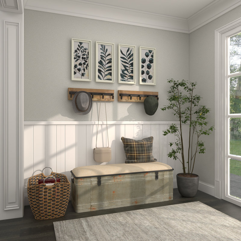 Laurel Foundry Modern Farmhouse® Metal Galvanized Room Storage Bench ...