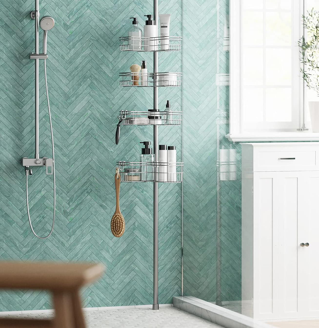 Orren Ellis 4 Adjustable L-Shaped Shelves That Hug Corners - Wayfair Canada