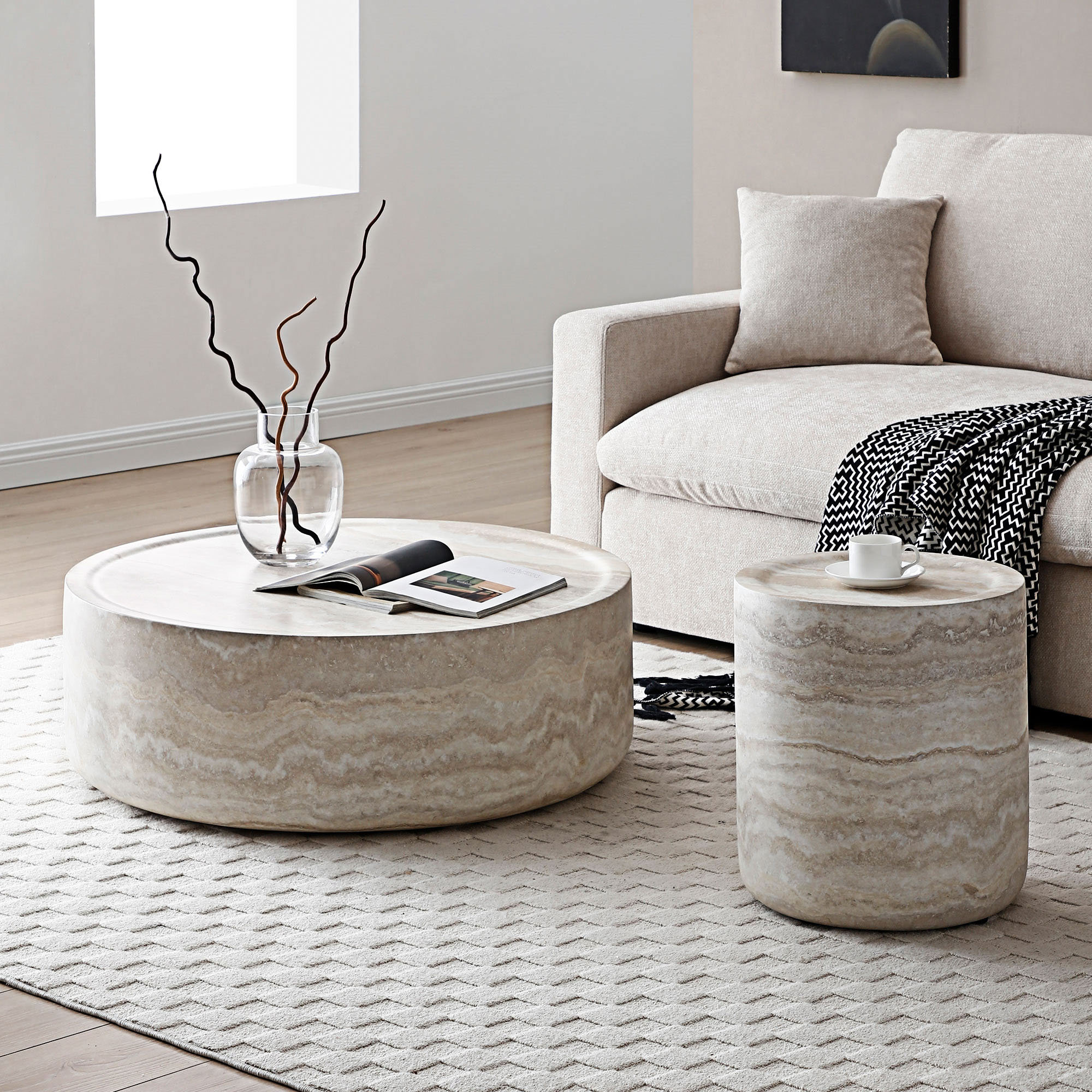 Orren Ellis Coffee Table Set of 2 | Wayfair