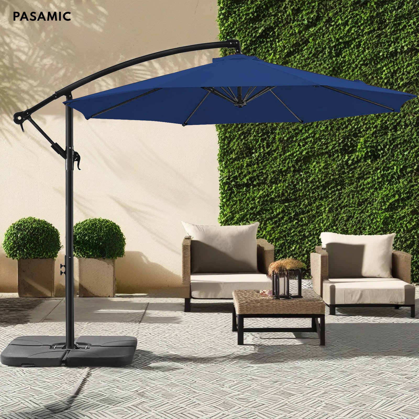 PASAMIC 120'' Cantilever Umbrella | Wayfair