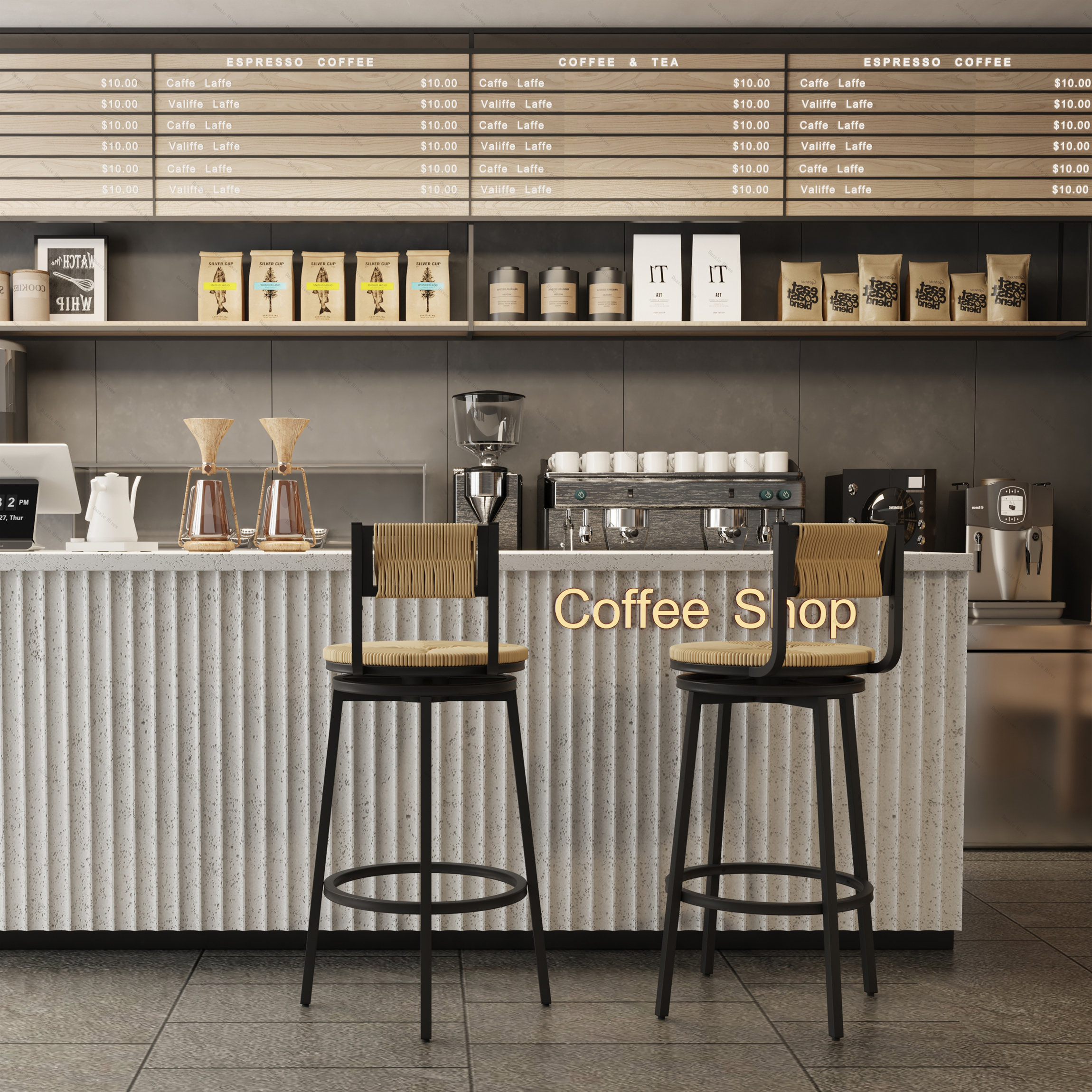 Bay Isle Home™ Honey Swivel Bar Stools Paper Rope Handwoven Barstools ...