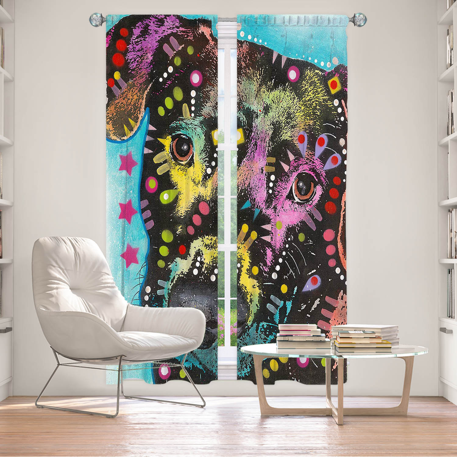 East Urban Home Desiya Room Darkening Thermal Rod Pocket Single Curtain ...