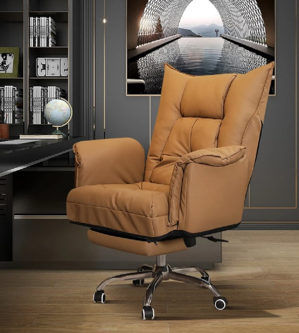 Ivy Bronx Rolling Comfy Office Chair Comfortable Floor Rolling Mobile ...