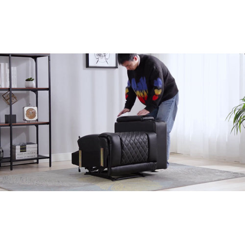 Red Barrel Studio® 40'' Dual Motor Power Recliner Man Cave Home Theater ...