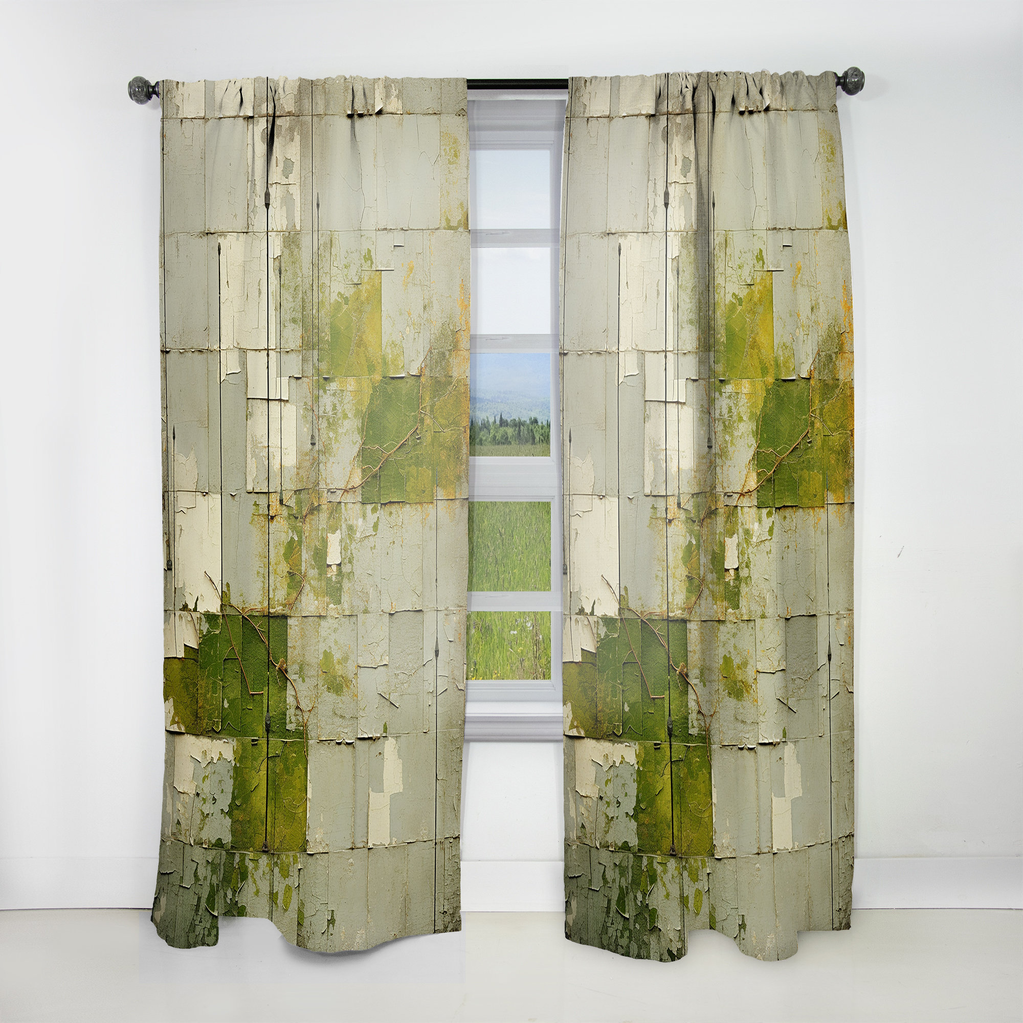 East Urban Home Leamington Green Eco Friendly Cubic Collage I ...