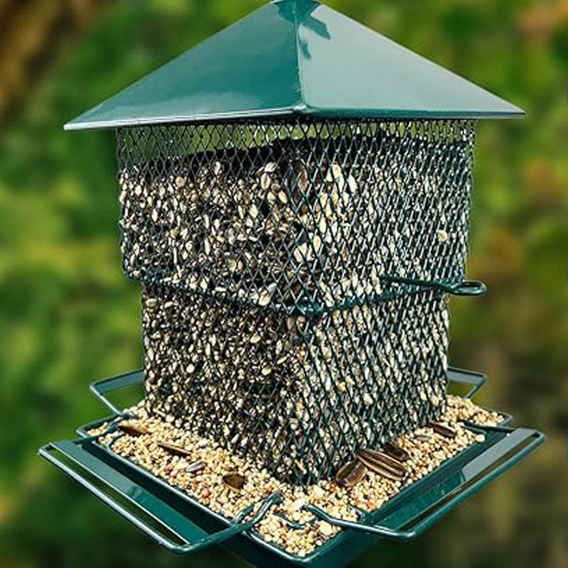 Arlmont & Co. Bird Feeders for Outdoors, Easy-Refill Top, Heavy Duty ...