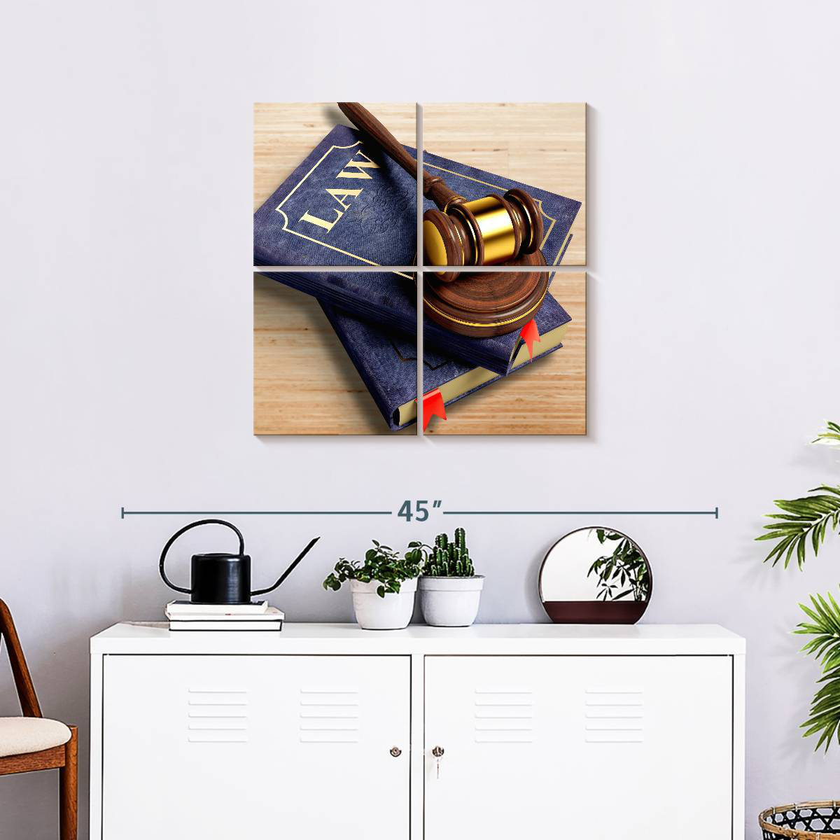 Ebern Designs Alcaraz Blue Law Books | Wayfair