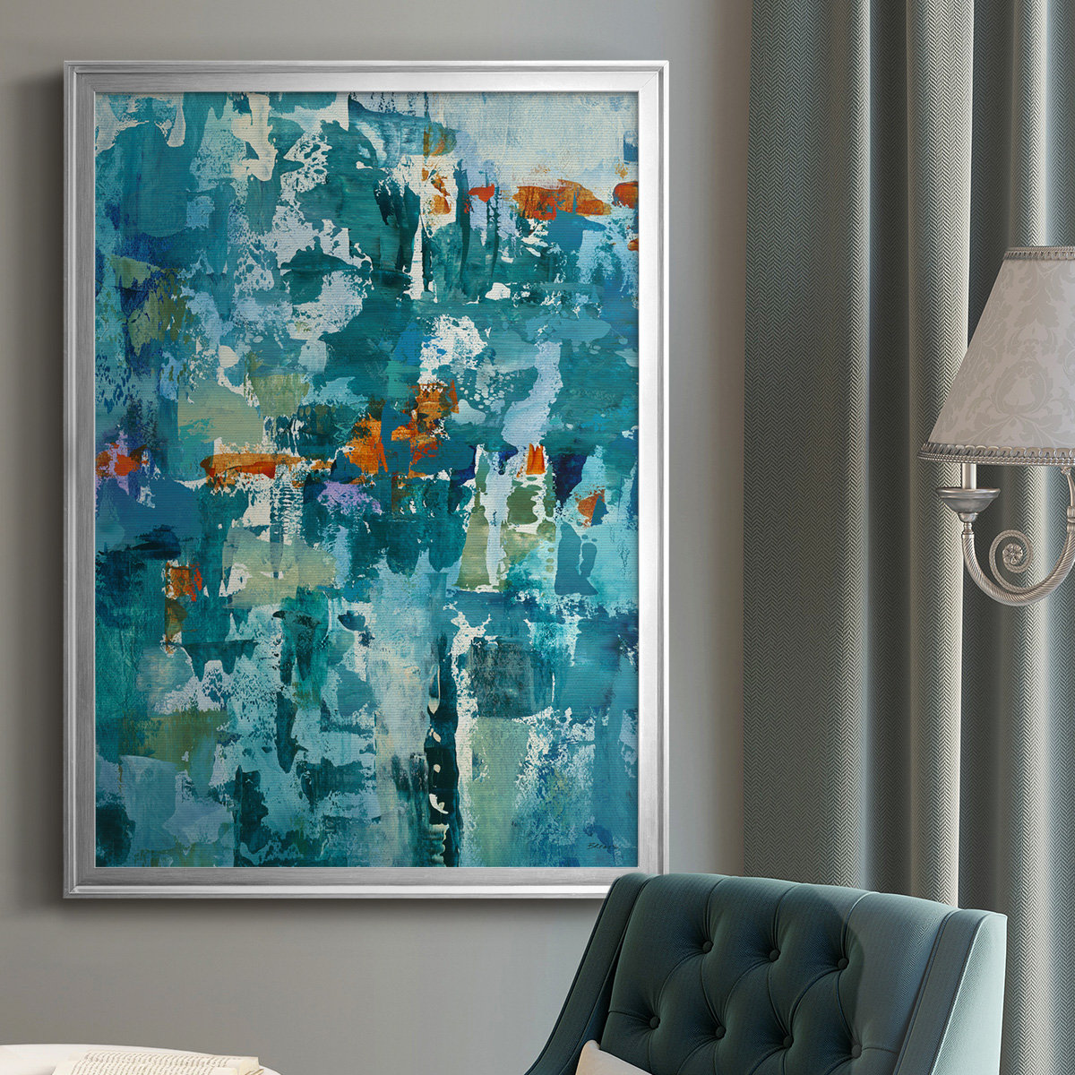 Wexford Home Reticent I Premium Framed Print - Ready To Hang | Wayfair