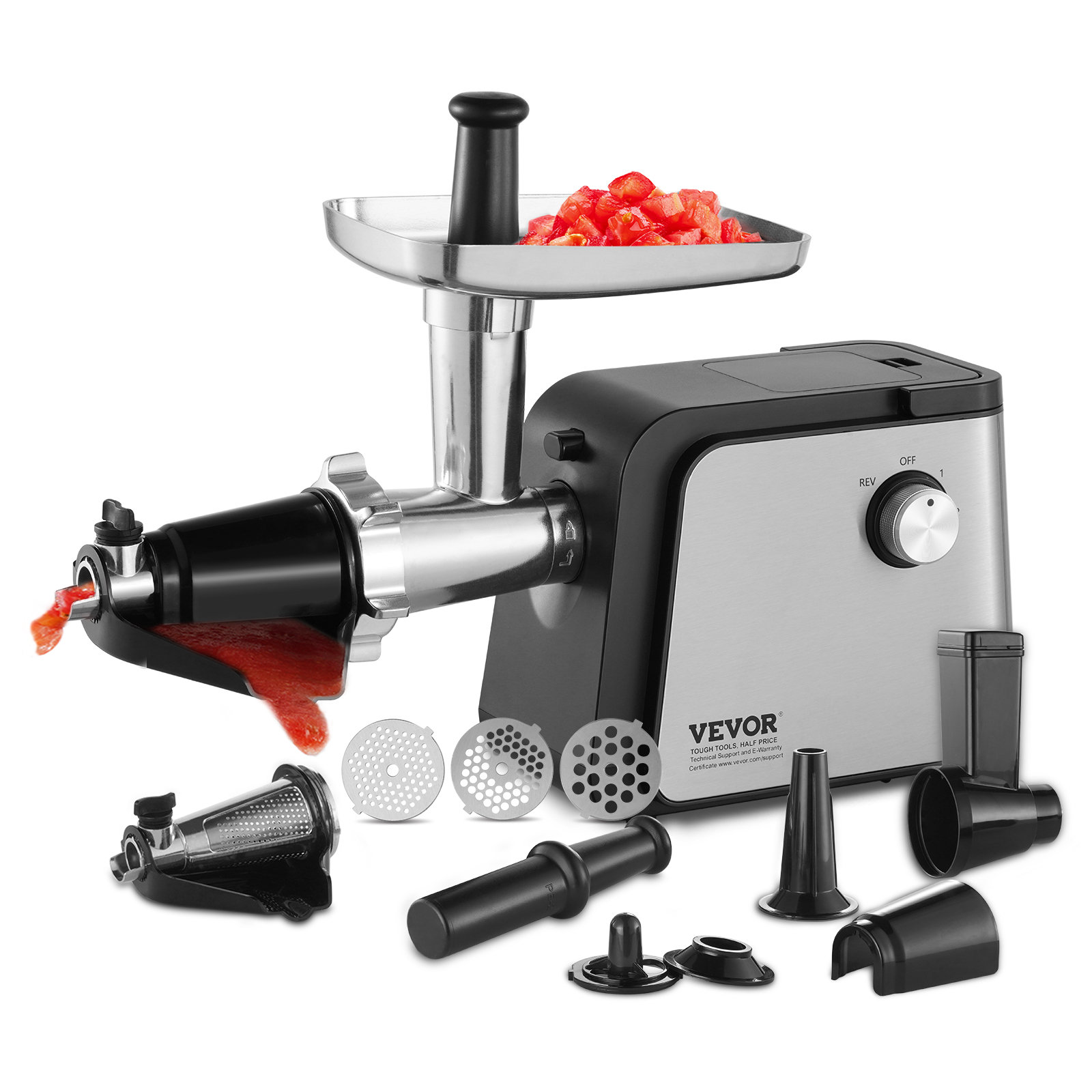 Stellweilan Tessberg 4.9 LBS/Min Electric Tomato Strainer 500W Tomato ...