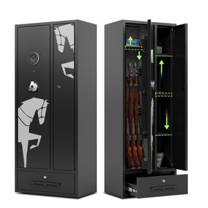 Sports Afield Home Defense Quick Access Drop Action Gun Safe with ...