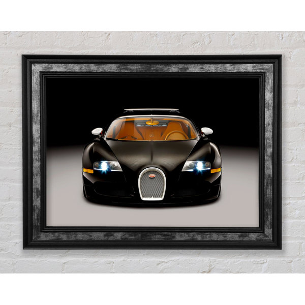 Bright Star Bugatti Veyron Black - Single Picture Frame Art Prints ...