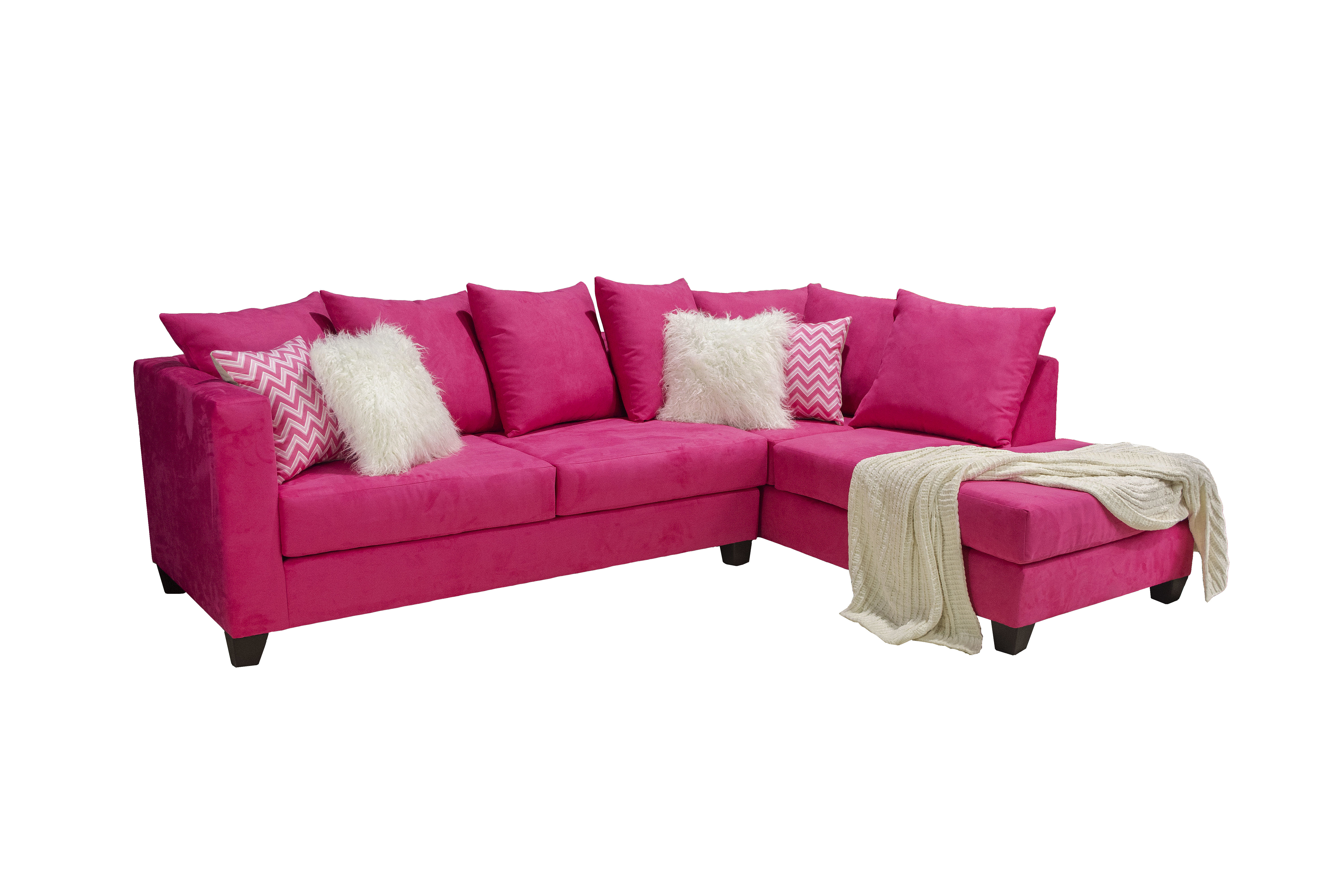 pink corner sofas