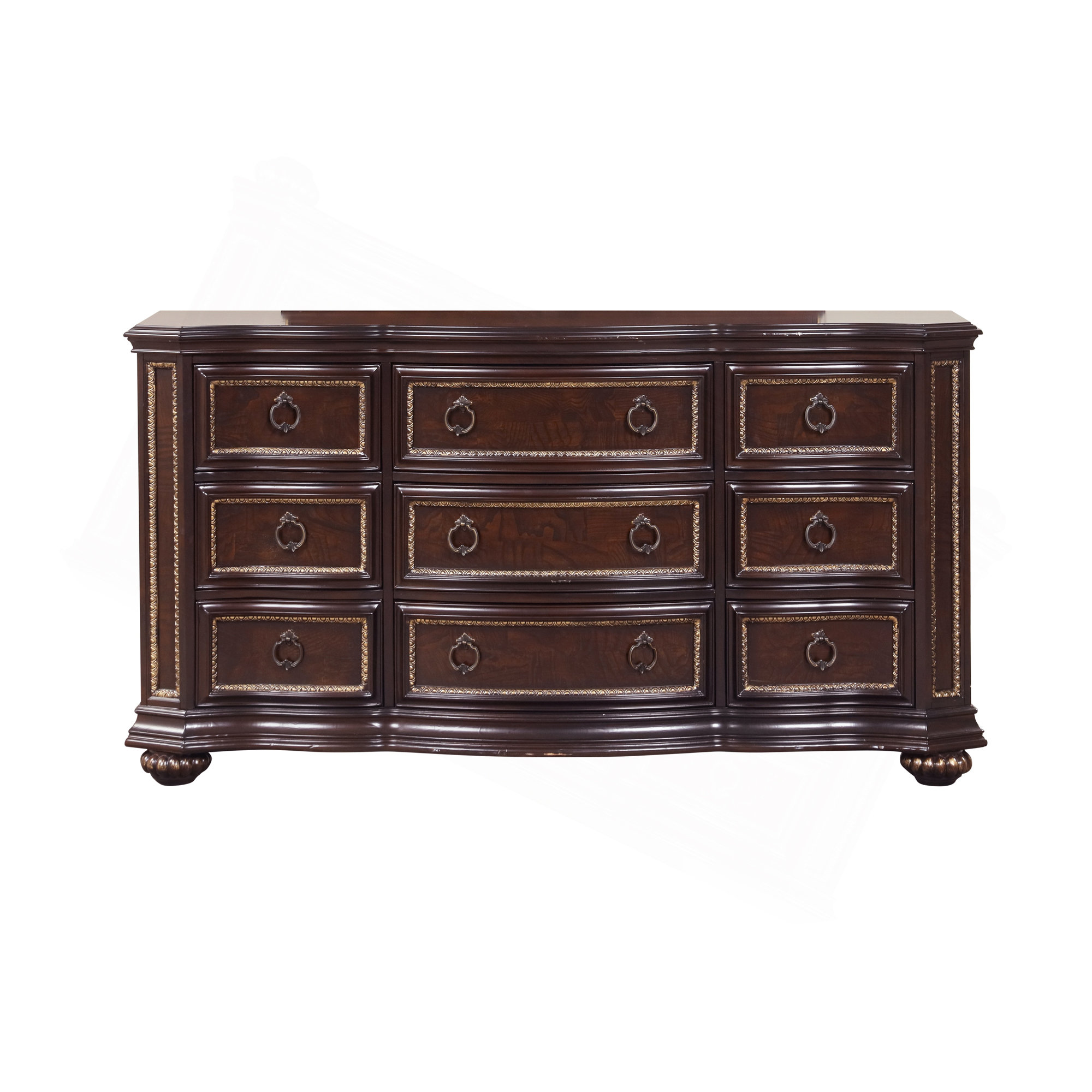 Bloomsbury Market Charming Dresser With Intricate Wood Patterns And ...