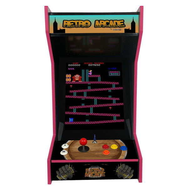 Suncoast Arcade Tabletop Arcade Machine with 19" Monitor and 412 Retro ...