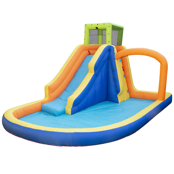 Banzai Inflatable Splash Falls Water Park - Refreshing Backyard ...