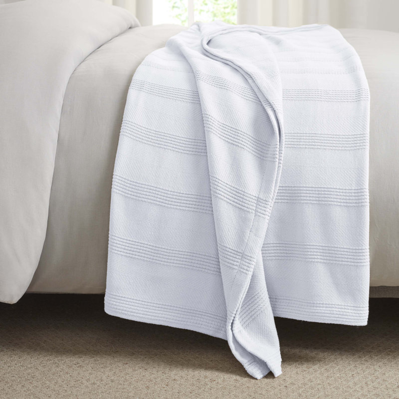 Vellux 100% Cotton Blanket - Soft, Breathable, Cozy & Lightweight ...