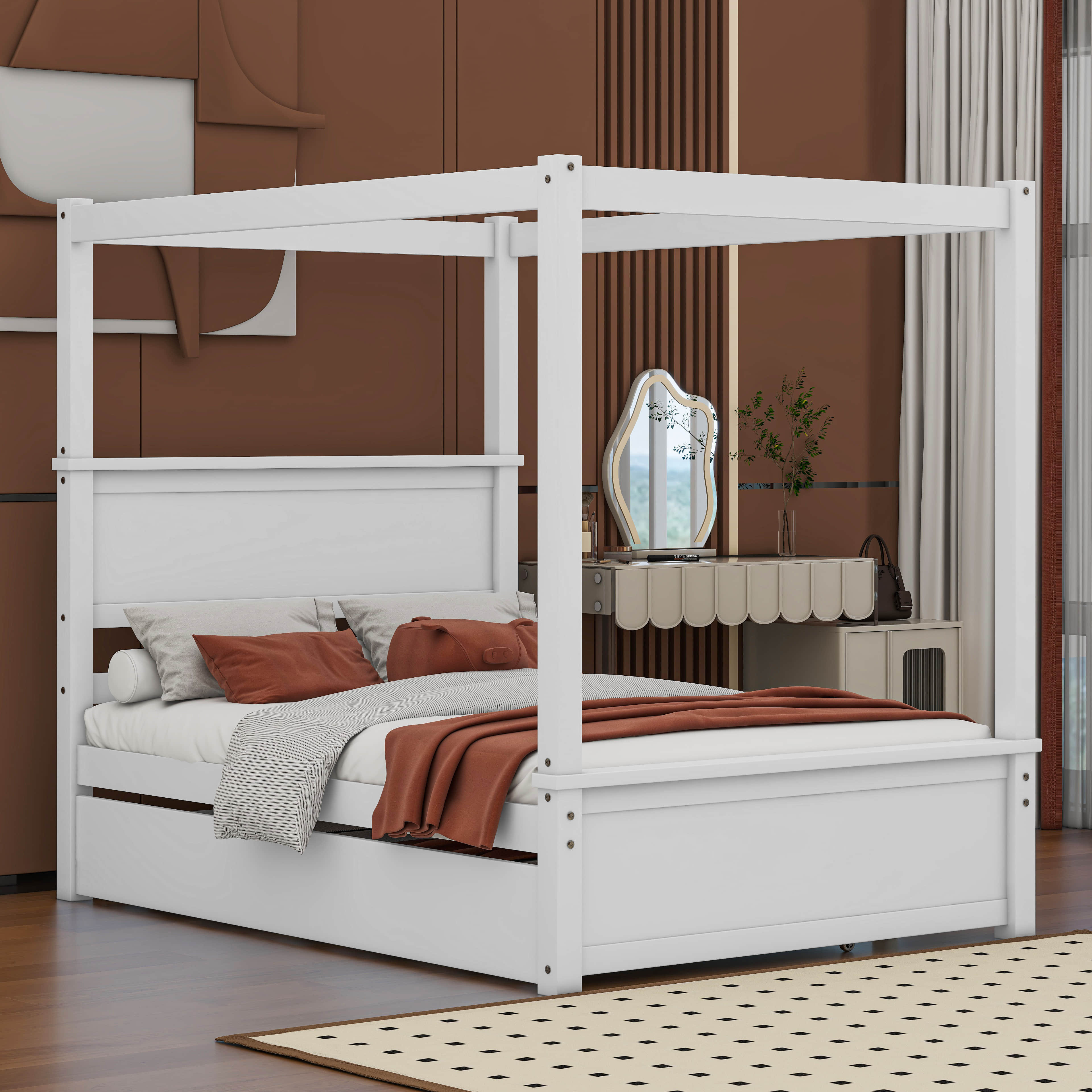 canopy bed full size