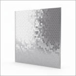 Speed tiles Hexagonia 11.46'' W x 11.89'' L Metal Peel and Stick Mosaic ...