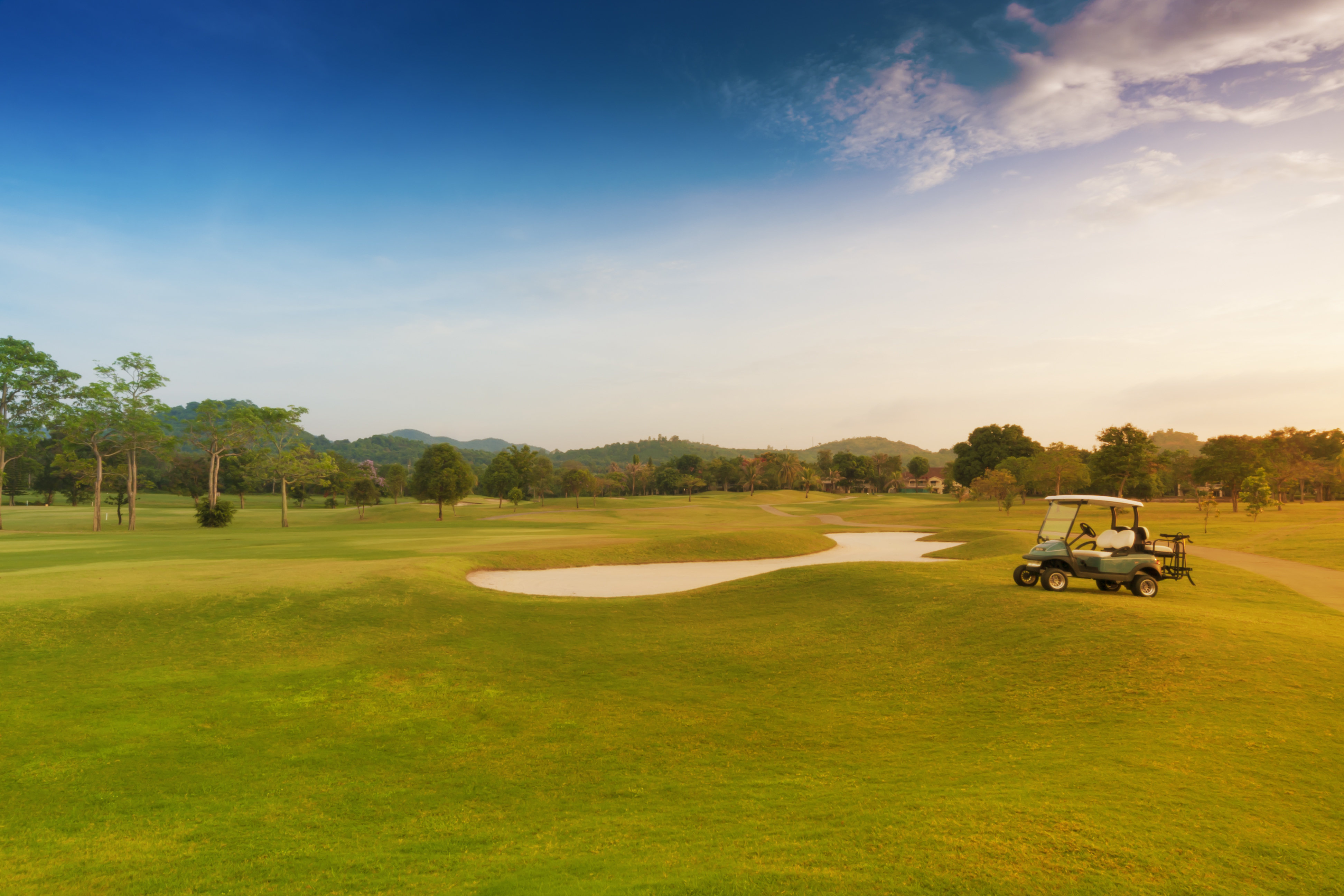 17 Stories Golf Course by Ketta - Wrapped Canvas Photograph | Wayfair.co.uk