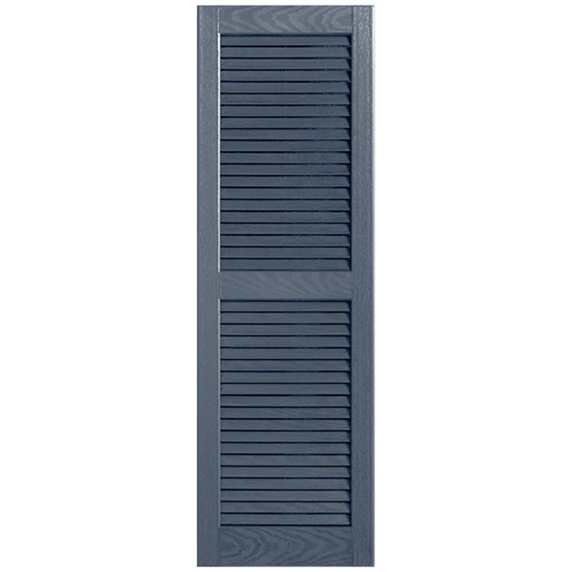 Alpha Shutters Straight Top Open Louver Shutters Pair & Reviews | Wayfair