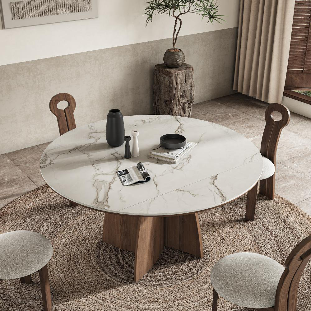 Latitude Run® Extendable Dining Table Space-Saving Kitchen Table | Wayfair