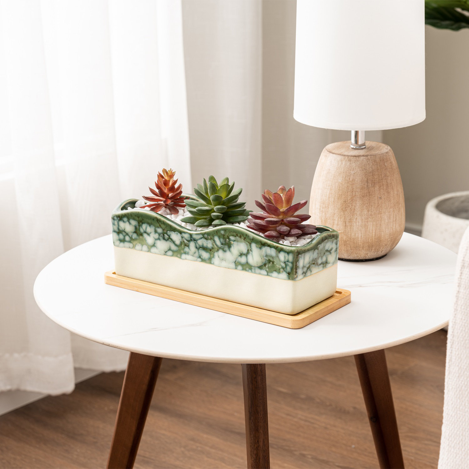 Highland Dunes Wilbraham Ceramic Planter Box "& Reviews" - Wayfair Canada