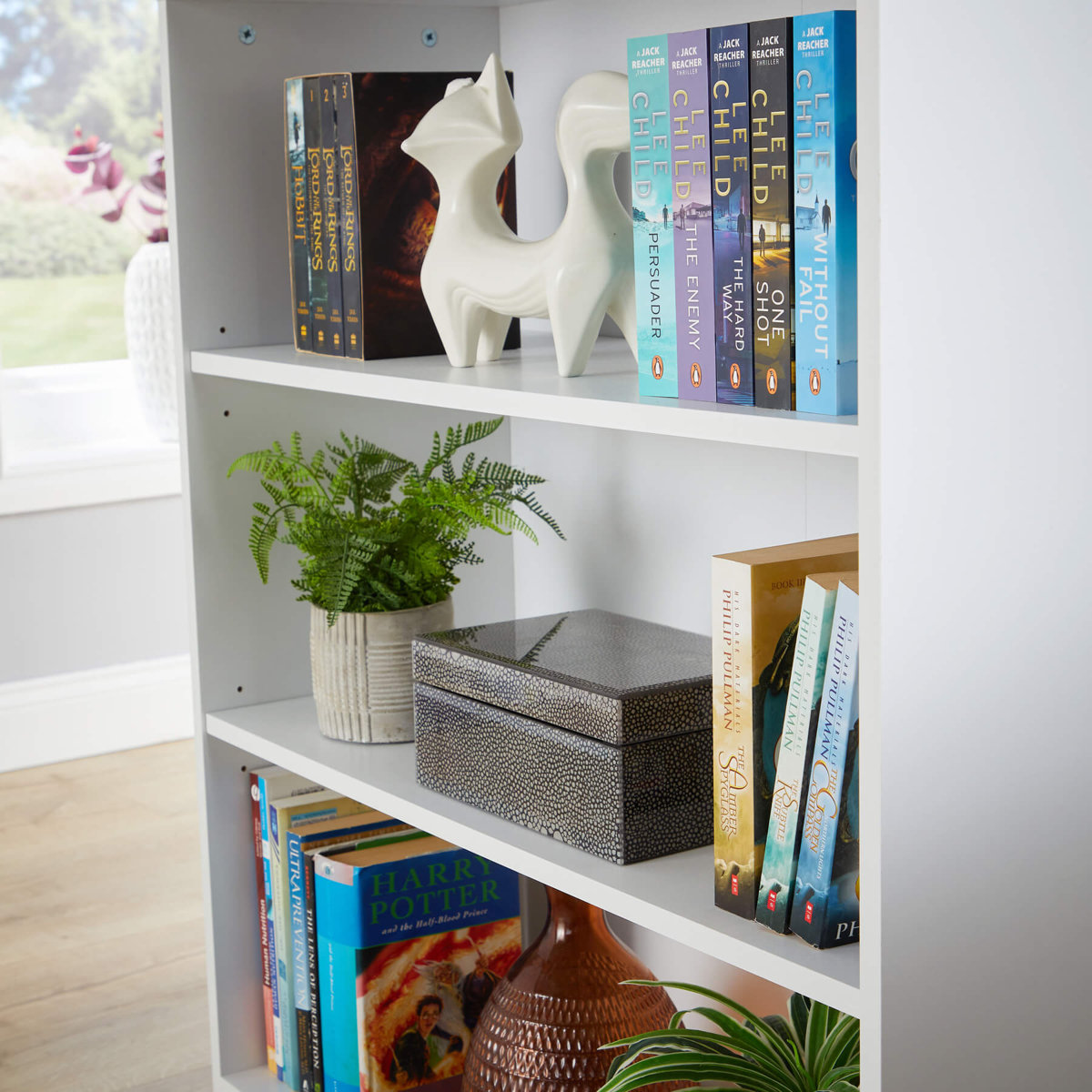 17 Stories Sarahya Deep 6 Shelf Bookcase Storage Unit | Wayfair.co.uk