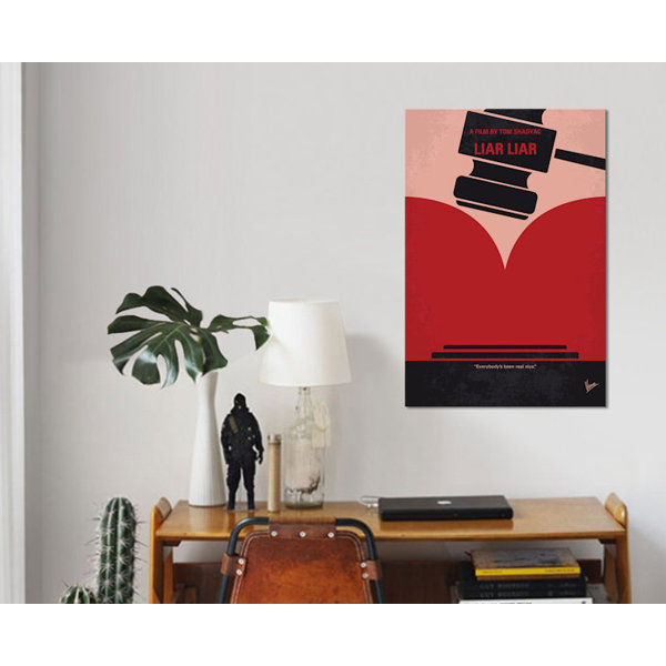 East Urban Home 'Liar Liar' Graphic Art Print on Canvas - Wayfair Canada