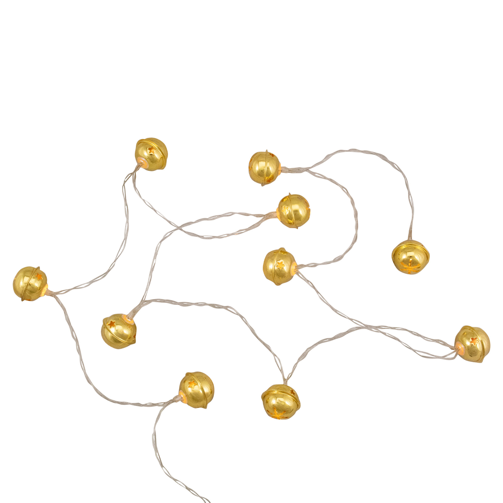 christmas bell string lights