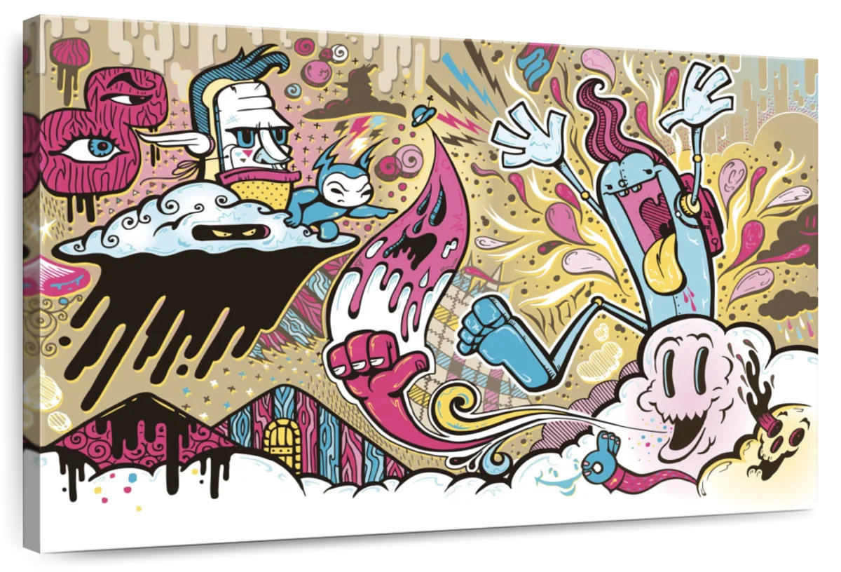 Zoomie Kids Ashelle Abstract Cartoon - Wayfair Canada