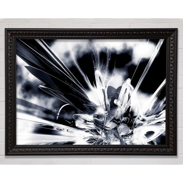Ebern Designs Silver N Silver Explosive - Einzelner Bilderrahmen ...