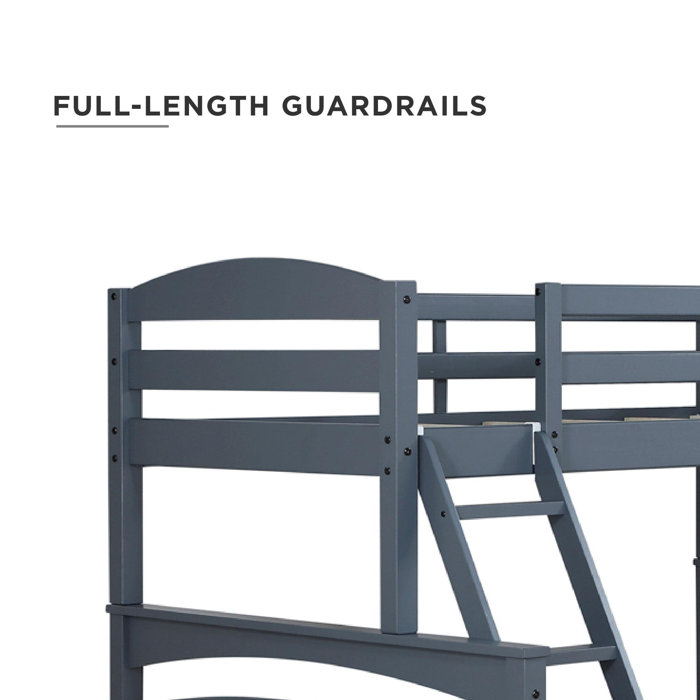 Isabelle & Max™ Barnett Twin over Full Bunk Bed & Reviews | Wayfair