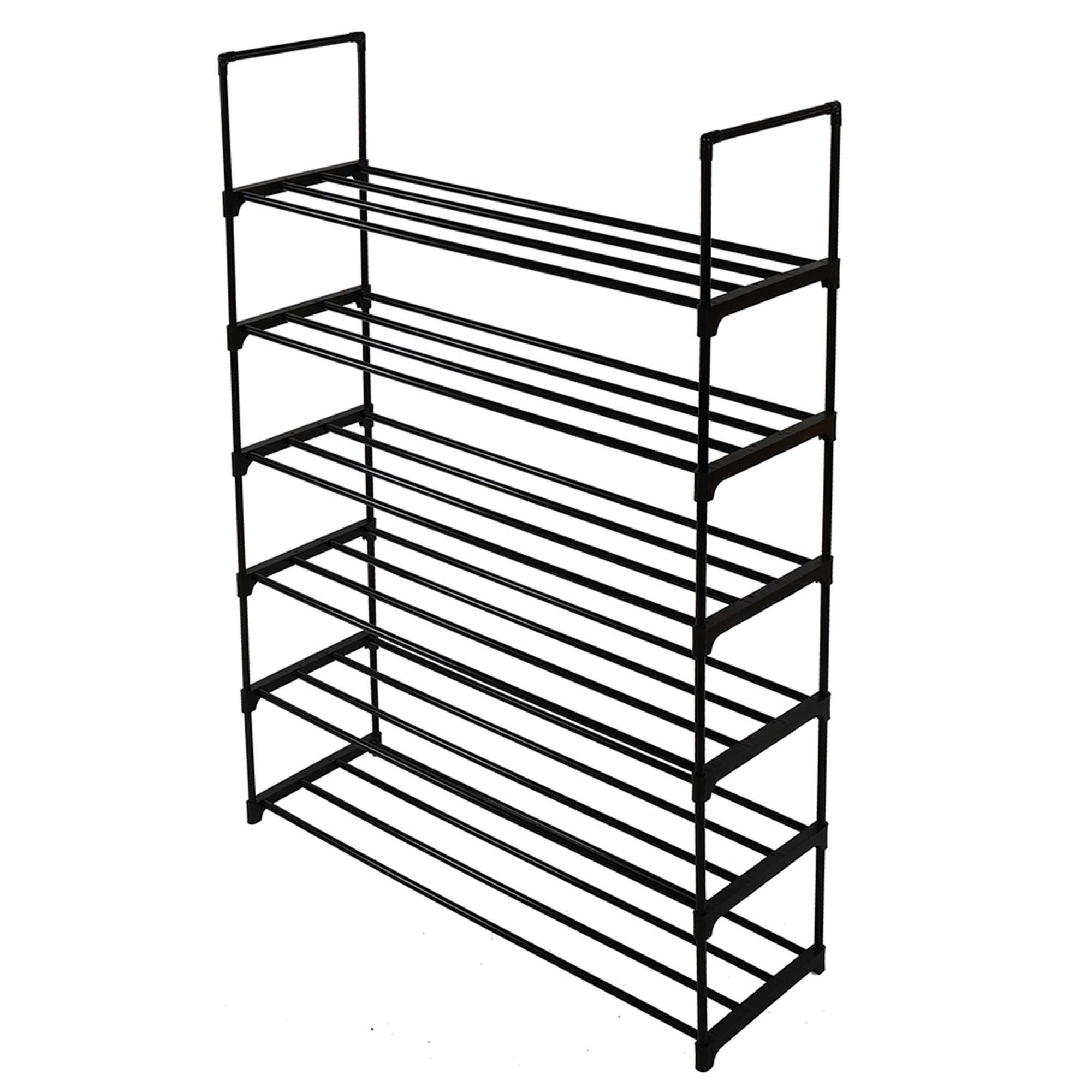 Rebrilliant 6 Tiers Shoe Rack Shoe Tower Shelf Storage Organizer For ...
