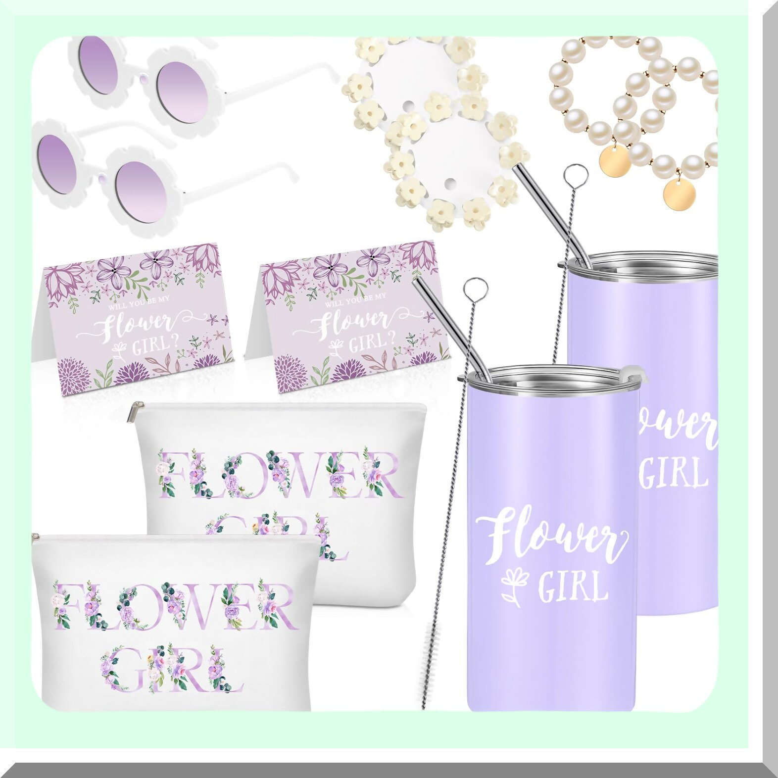MODAIO Flower Girl Gift Sets for Weddings and Parties | Wayfair