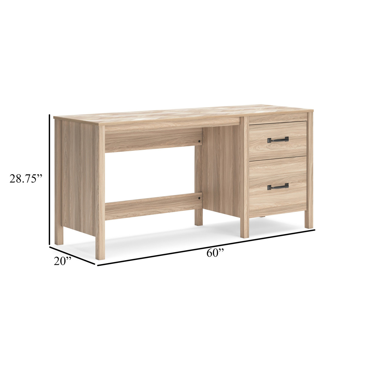 Foundry Select Kennita 60" Home Office Desk & Reviews | Wayfair